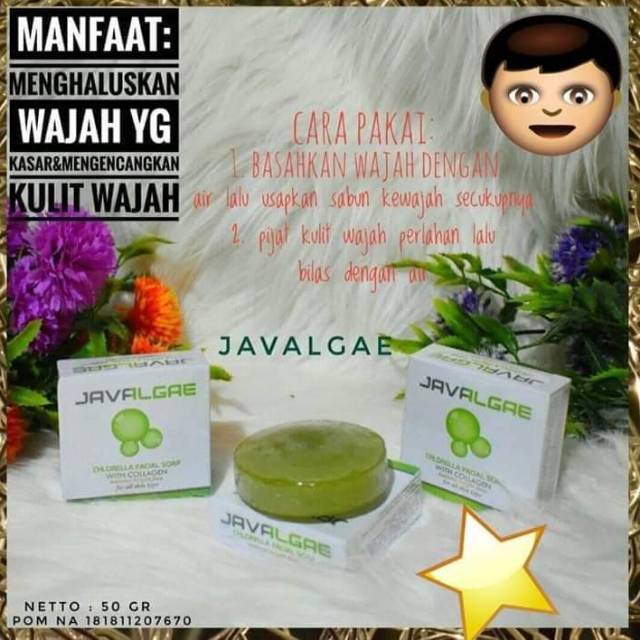 Jual JAVALGAE NASA sabun wajah terbaru cocok untuk semua jenis kulit ...