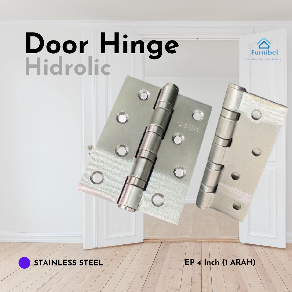 Jual Door Hinge Hidrolic, engsel pintu hidrolic - ep 4 inchx | Shopee ...