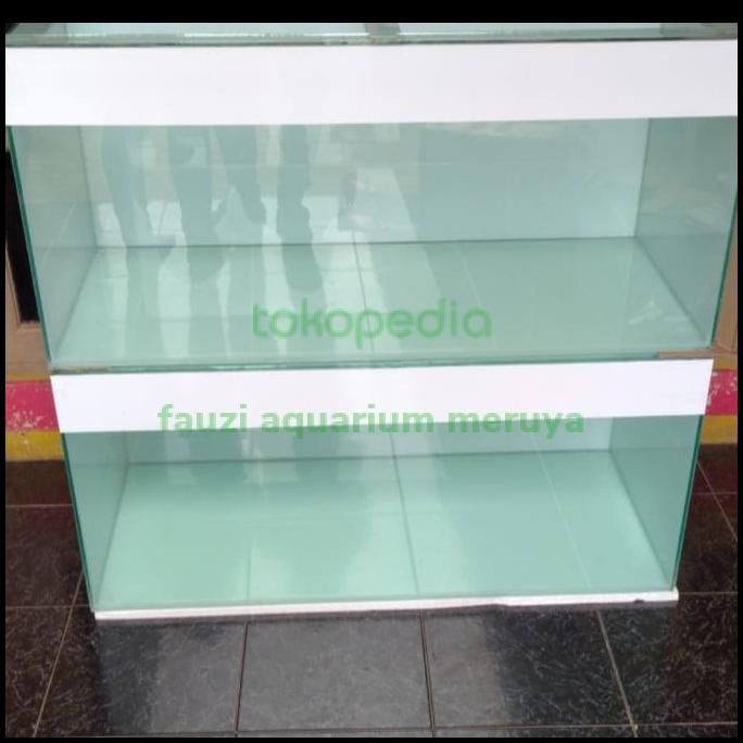 Jual Aquarium 80X40X40 Full Stiker Oracal Putih | Shopee Indonesia