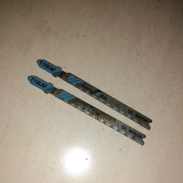 BOSCH T118AF Mata JIgsaw - Jigsaw Blade Besi Flexible for Metal ...