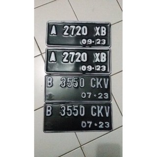 Jual Plat Nomor Polisi NOPOL Motor Logo Korlantas Indonesia|Shopee ...