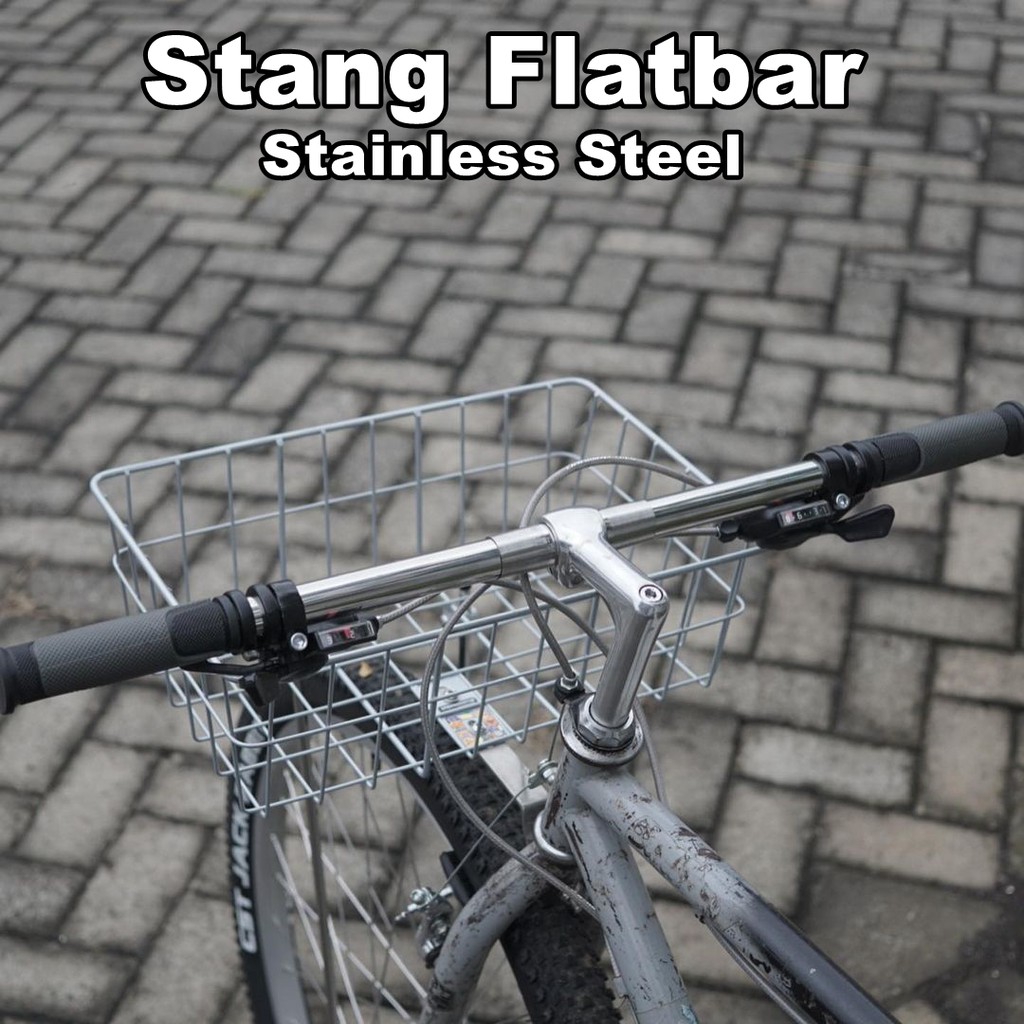 Jual STANG FLATBAR HANDLEBAR LITTLE NICK BAR SEPEDA FEDERAL FIXIE ...