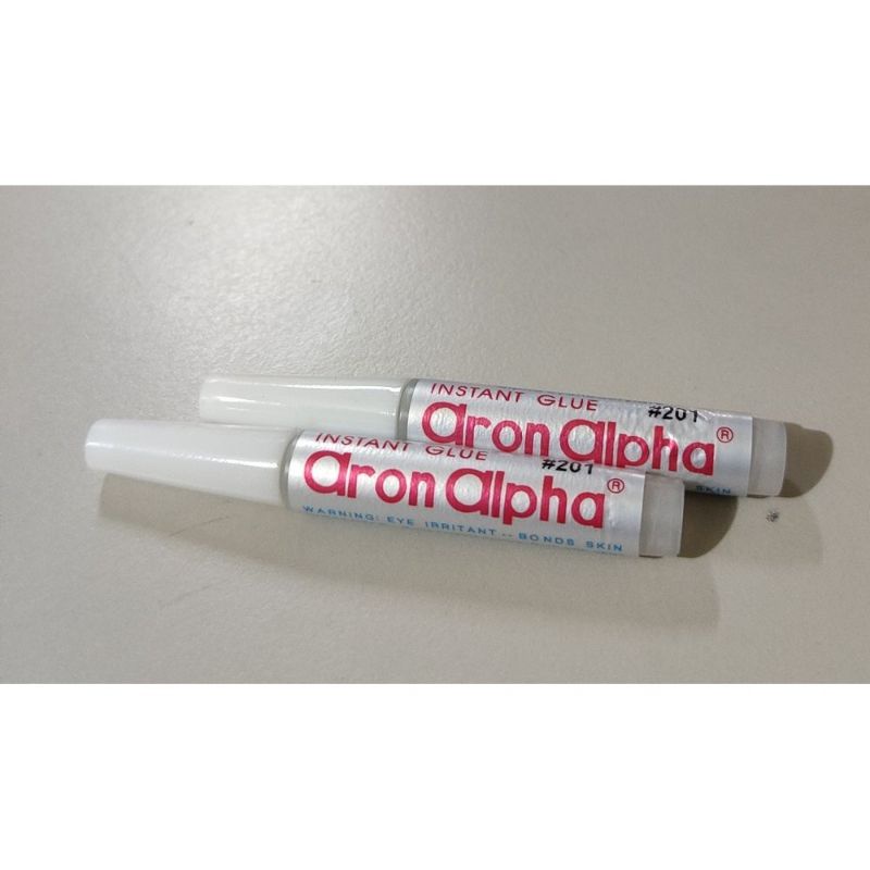 Jual Eceran Lem Aron Alpha 201 Ukuran 2 Gram Daya Rekat Kuat | Shopee ...