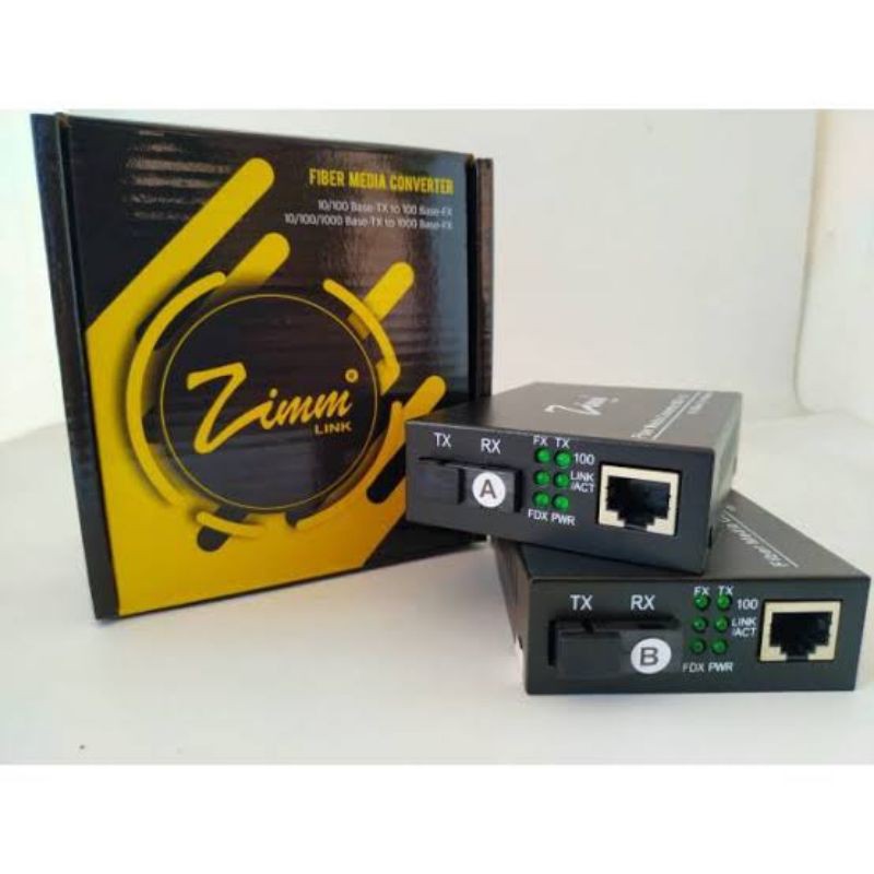 Jual ZIMMLINK FIBER MEDIA CONVERTER - ZIMMLINK - FIBER MEDIA CONVERTER | Shopee Indonesia