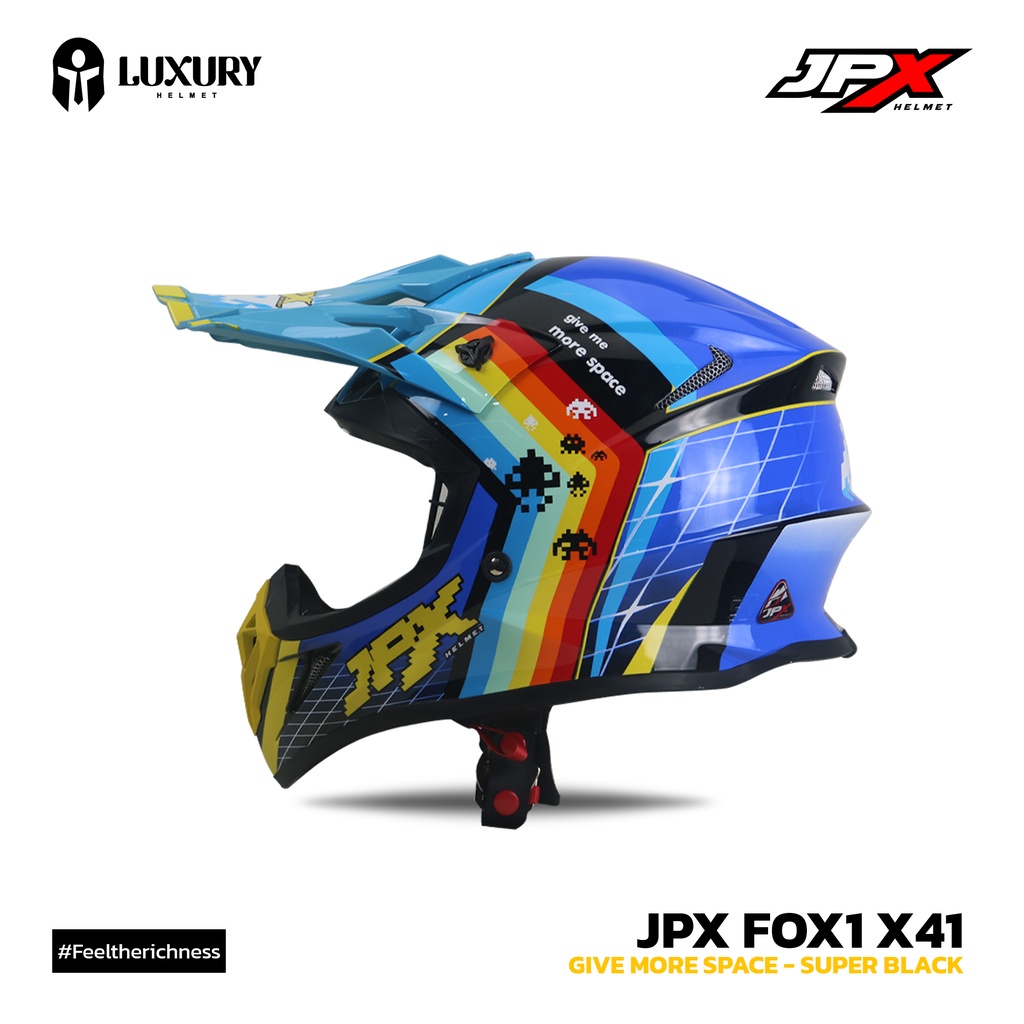 Jual Helm Keren -Helm JPX FOX1 - X41 - GiveMe - Helm FullFace - Offroad - MotoCross - Helm Murah ...