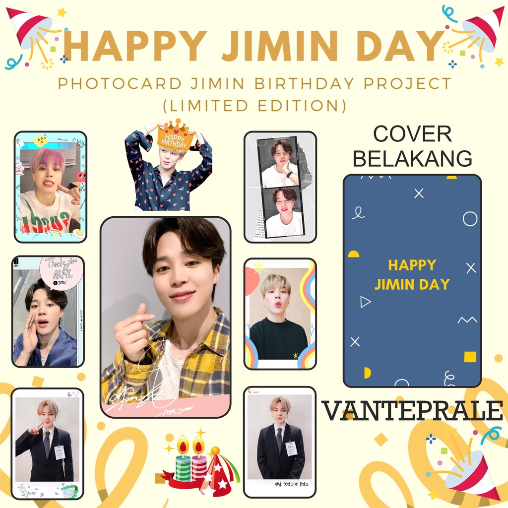 Jual PHOTOCARD BTS JIMIN BIRTHDAY PC JIMIN Indonesia|Shopee Indonesia