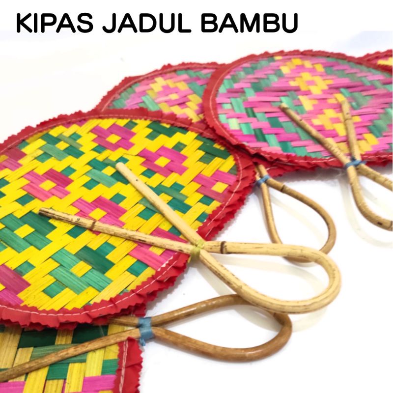 Jual KIPAS ANYAMAN BAMBU NDESO JADUL MURAH | Shopee Indonesia