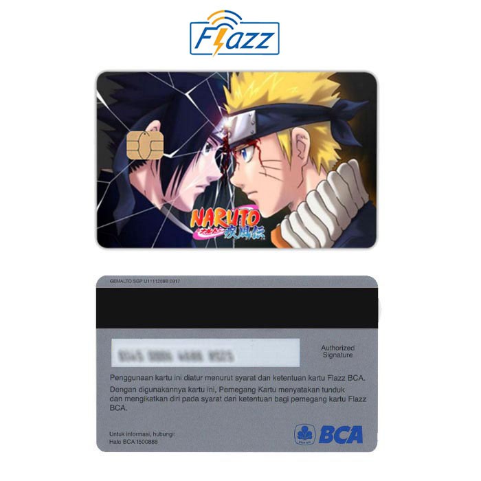 Jual Naruto Kartu E-Money Flazz BCA Gen 2 NFC Custom Card | Shopee Indonesia