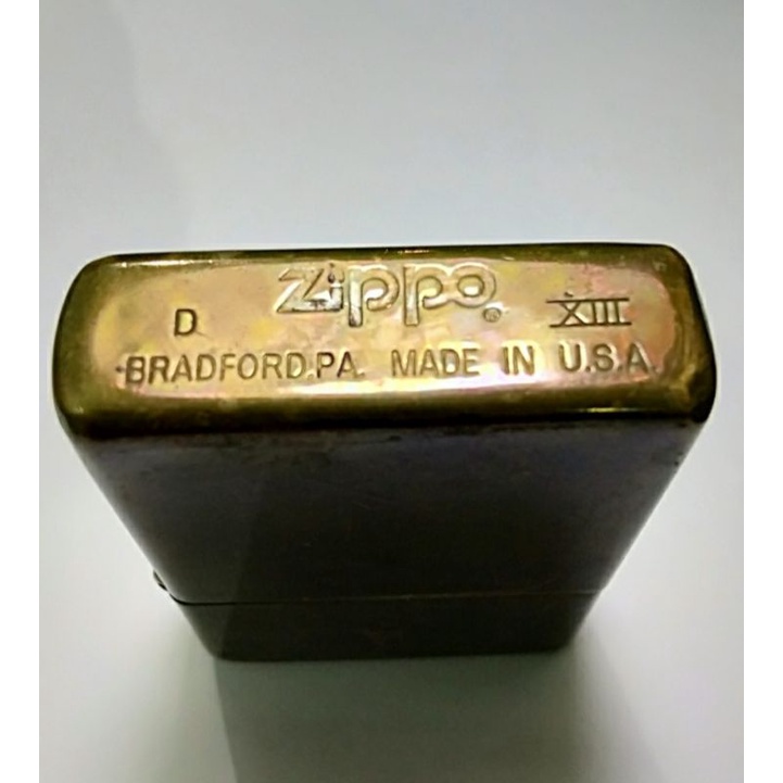 Jual Zippo classic, Jadul Original 1932 Seri D XIII BRADFORD.PA. MADE IN U.S.A.buat yg paham aja ...