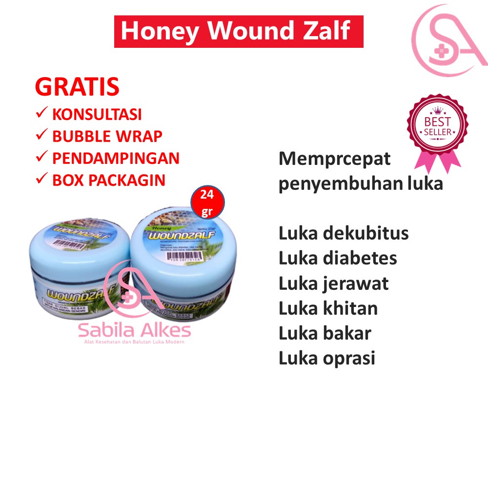 Jual Honey wound zalf Salep Luka 24 gram | Shopee Indonesia