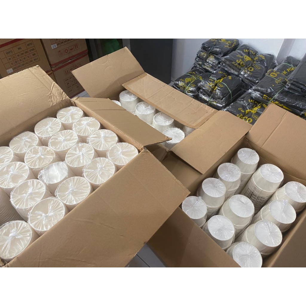 Jual PAPER BOWL/MANGKOK KERTAS/RICE BOWL/WADAH KERTAS 720ML 1 DUS ISI ...