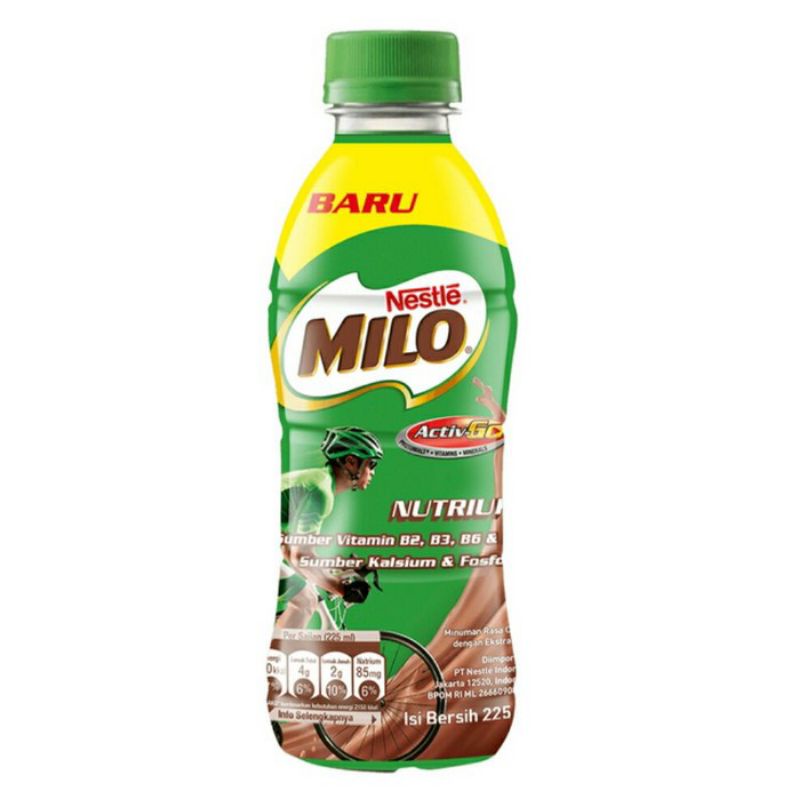 Jual MILO ACTIV-GO NUTRIUP BOTOL 225 ML | Shopee Indonesia