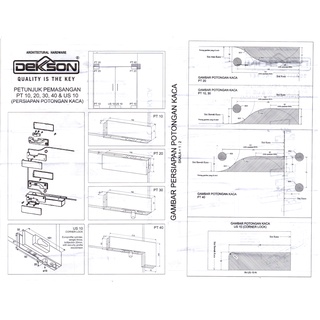 Jual PATCH FITTING DEKKSON PT 40 MATT BLACK Over and Side Panel Pintu ...