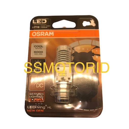 Jual Lampu Depan Motor Osram LED T19 M5 Putih Kaki 1 - 7735CW Original Osram Best Seller ...
