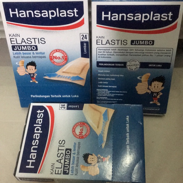 Jual Hansaplast JUMBO (box) / plaster luka isi 24 pcs | Shopee Indonesia