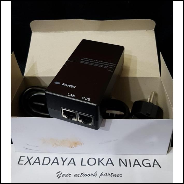 Jual Ruckus Gigabit Poe Injector Power Over Ethernet Adapter 48V 0,5A ...