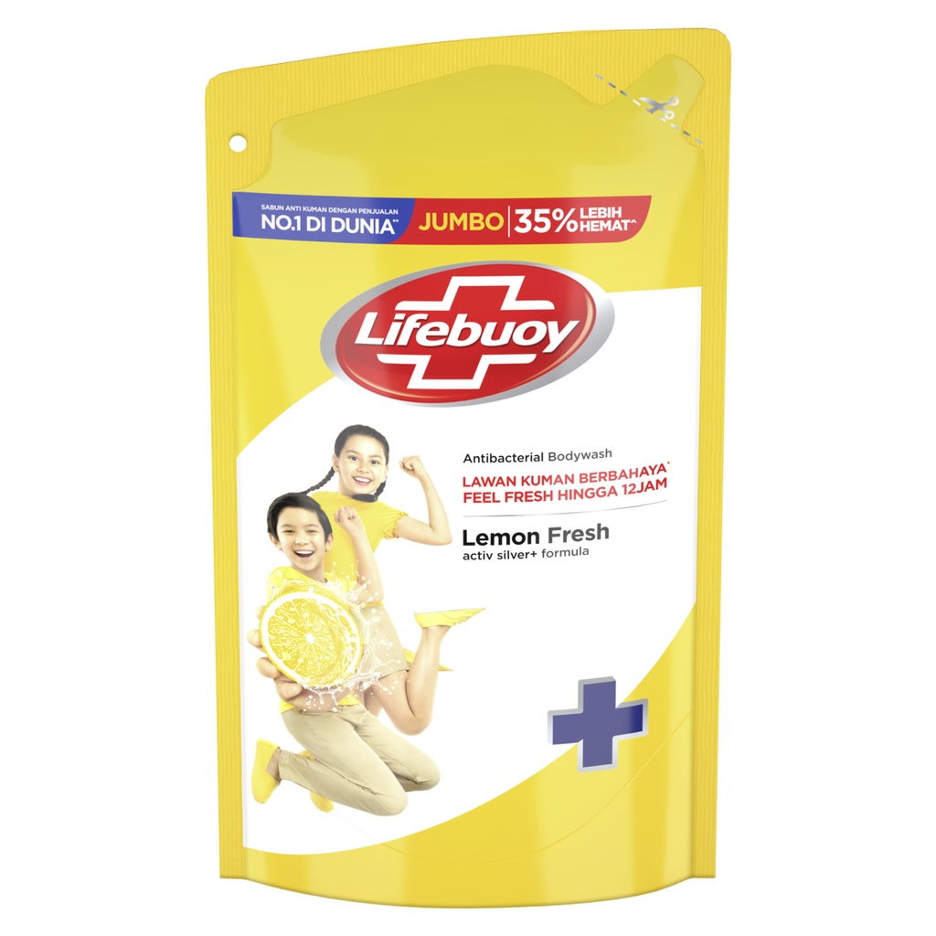 Jual Lifebuoy Sabun Mandi Cair Body Wash Lemon Fresh Antibakteri 825 ml ...