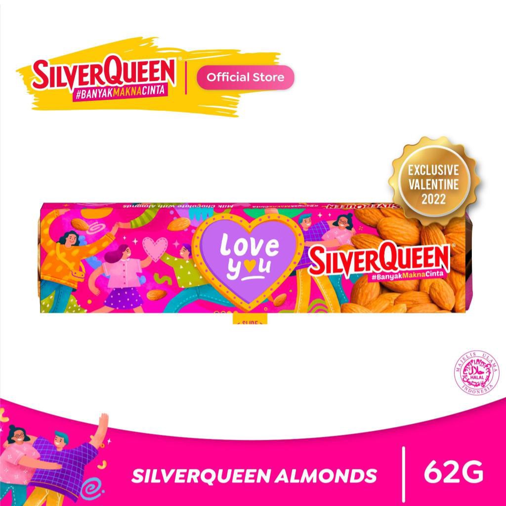 Jual Silverqueen Almond 62 g (Valentine Edition) | Shopee Indonesia