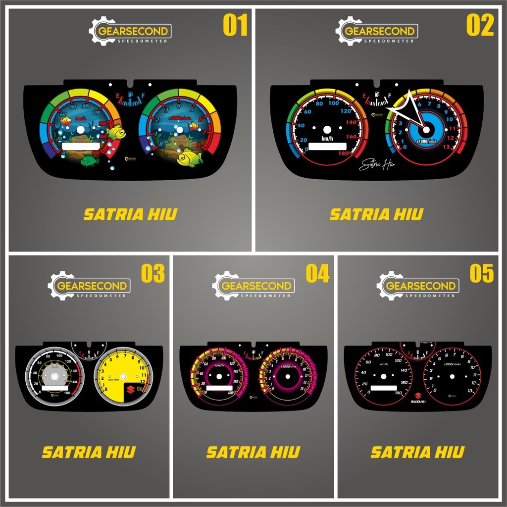 Jual PANEL SPEEDOMETER CUSTOM SATRIA HIU - GEARSECOND JAKARTA | Shopee ...