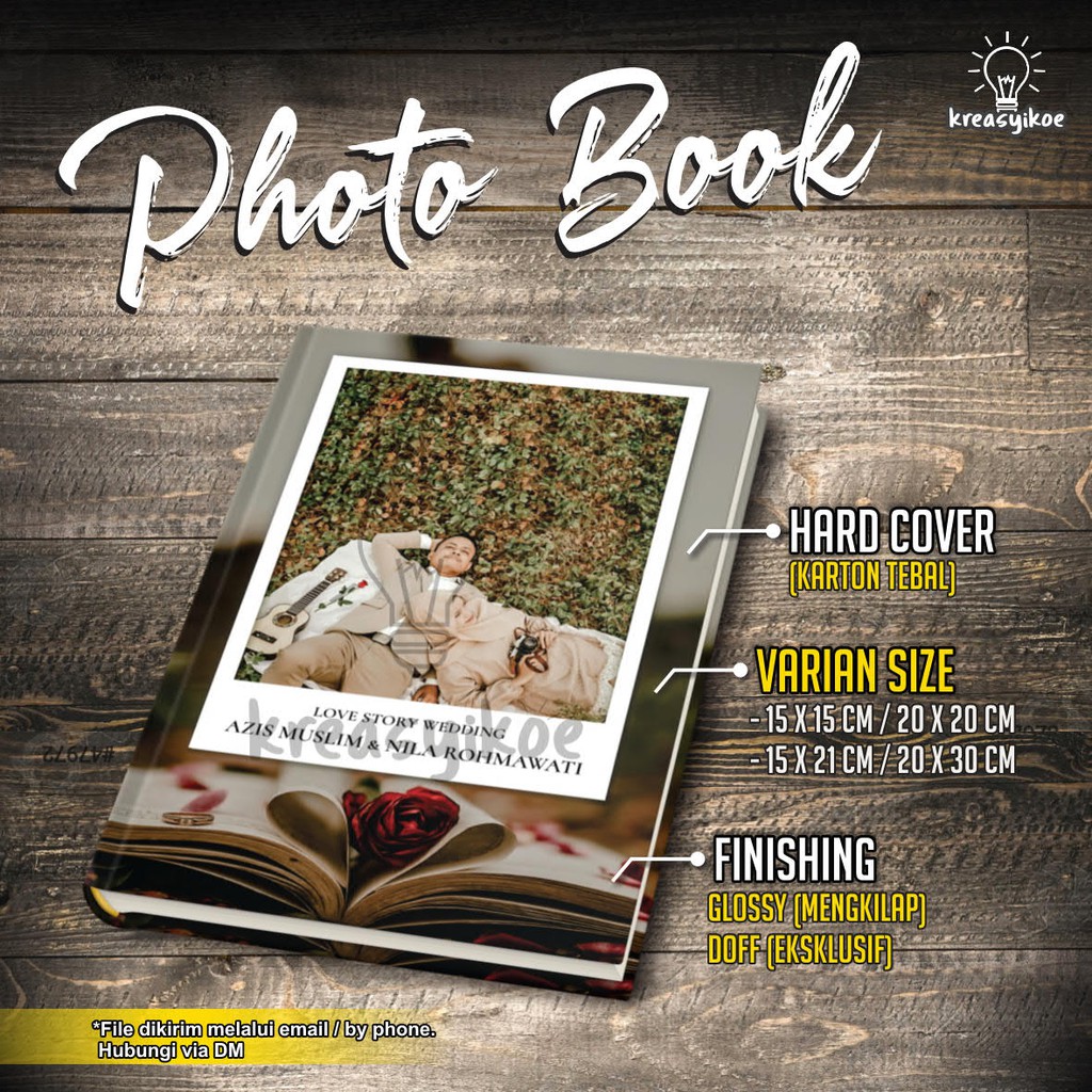 Jual ALBUM FOTO 15x15 - PHOTOBOOK Hard Cover Kotak Persegi [KREASYIKOE ...