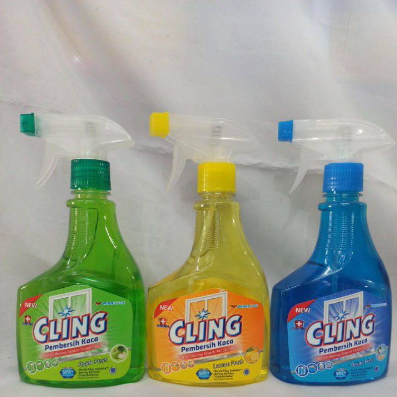 Jual Cairan Pembersih Kaca CLING Wings botol 400ml | Shopee Indonesia