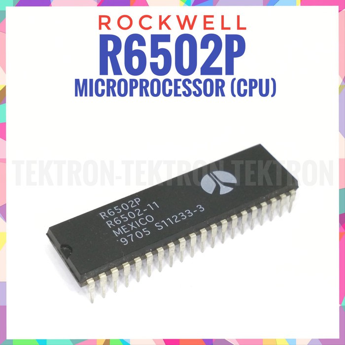 Jual Rockwell R6502P IC CPU Microprocessor 6502 | Shopee Indonesia