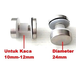 Jual Pin Penjepit Kaca Railing Holder Glass Pin Railing Glass Holder ...