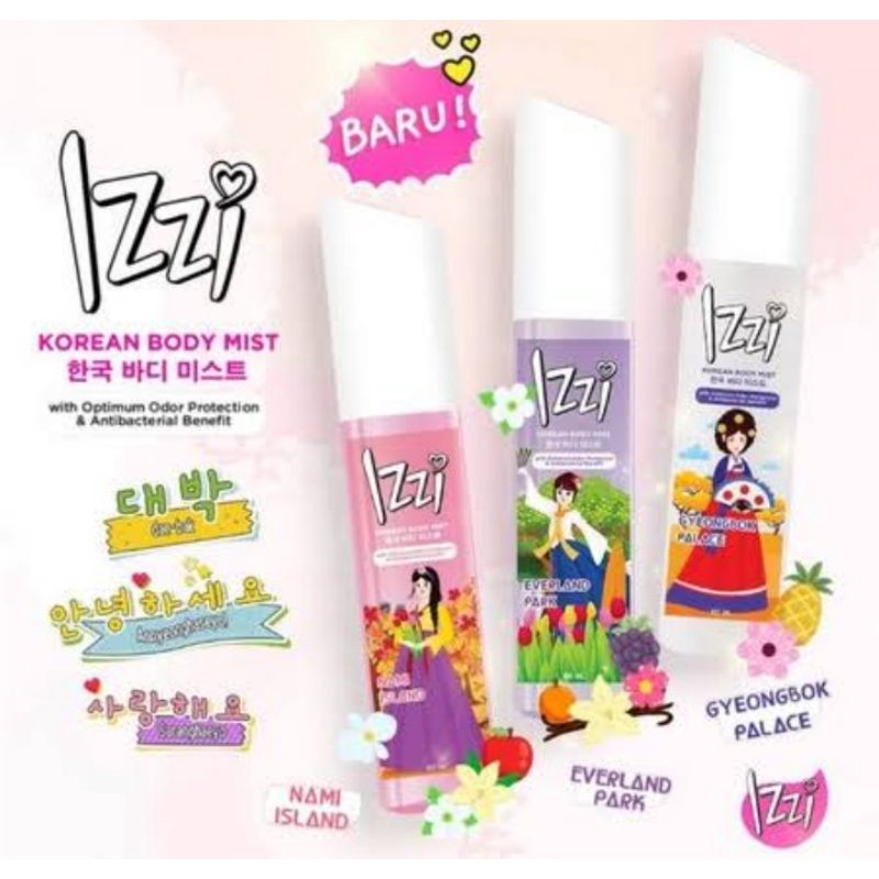 Jual Izzi body mist korea 100ml | Shopee Indonesia