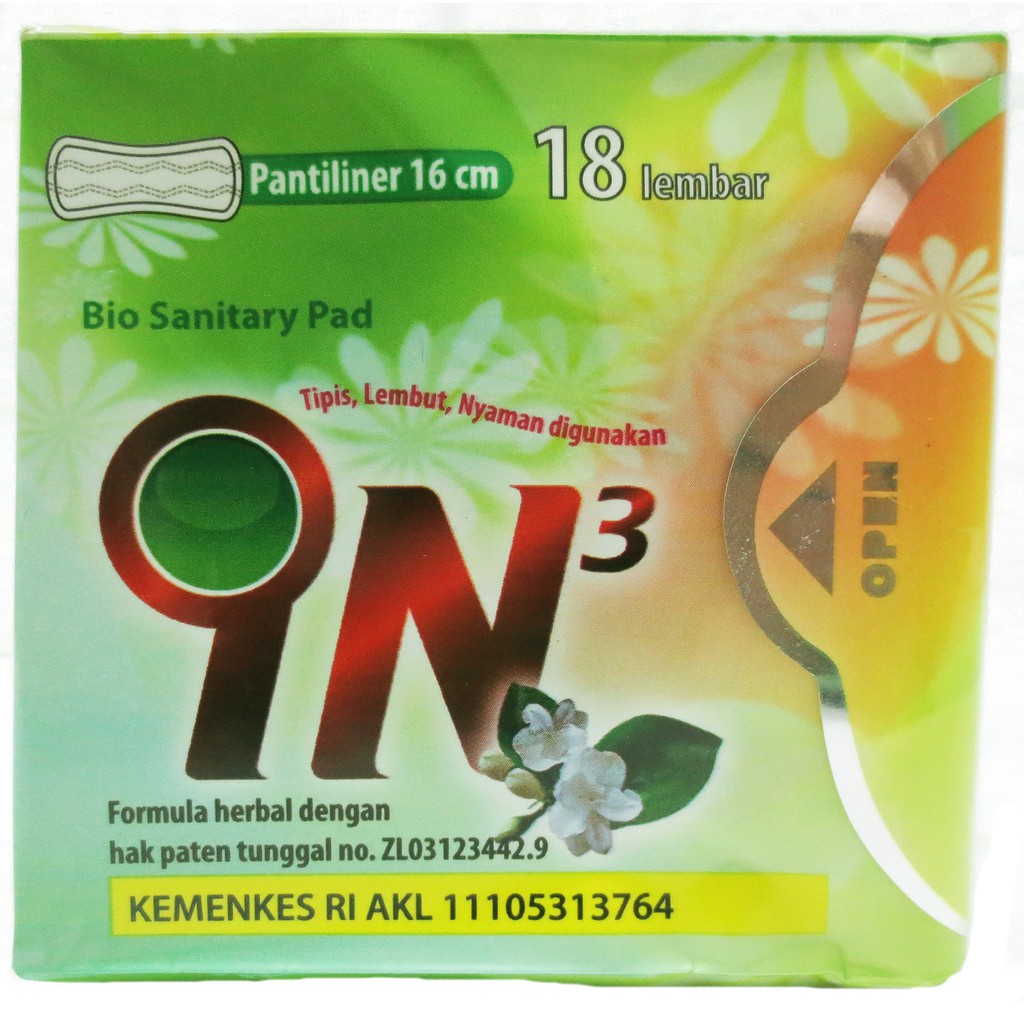 Jual PANTYLINER IN3 Bio Sanitary Pad (Eceran) | Shopee Indonesia