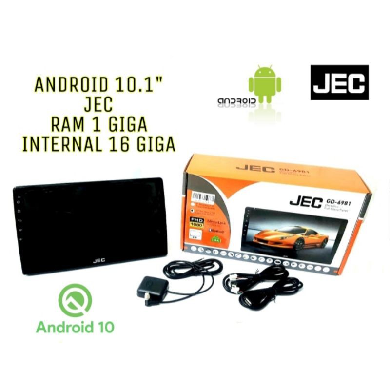Jual Head unit 10 inch Android JEC gd-6981 / Double din 10" GD-6981 | Shopee Indonesia