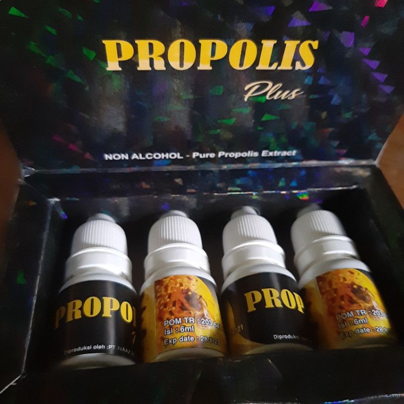 Jual Propolis Plus (pure propolis extract) isi 4 botol @6ml Indonesia ...