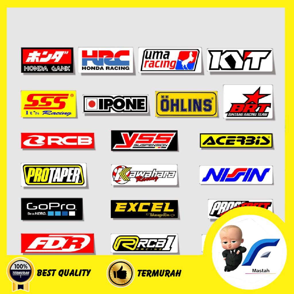 Jual Stiker Motor Sponsor Racing (Bijian) - RCB GoPro Honda Gank ...