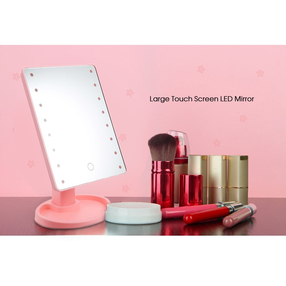 STANDING LARGE MAKEUP LED MIRROR (Cermin LED Model Standing, Ukuran ...