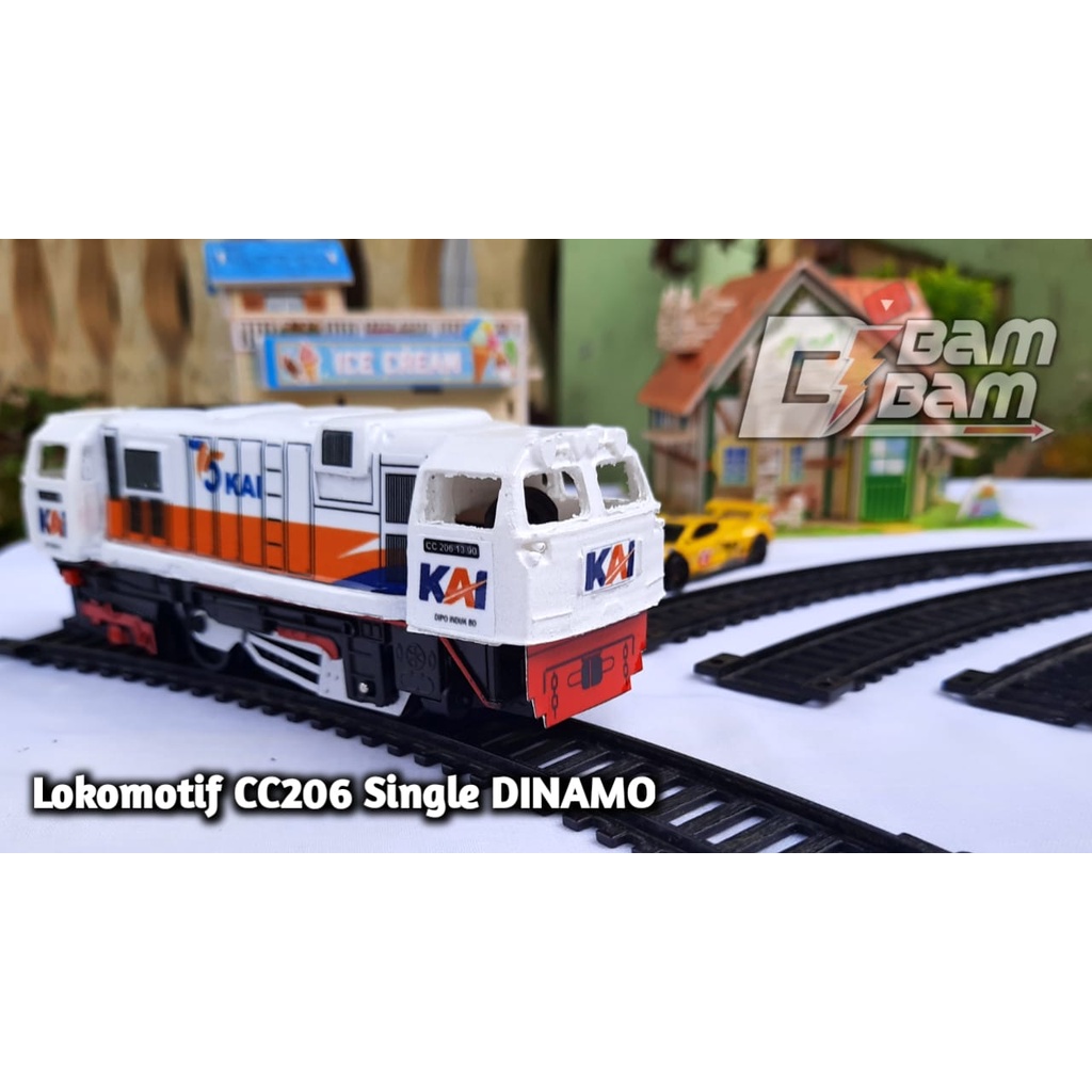 Jual Mainan Kereta Api Indonesia/Lokomotif CC06 Single Dinamo(Handmade ...