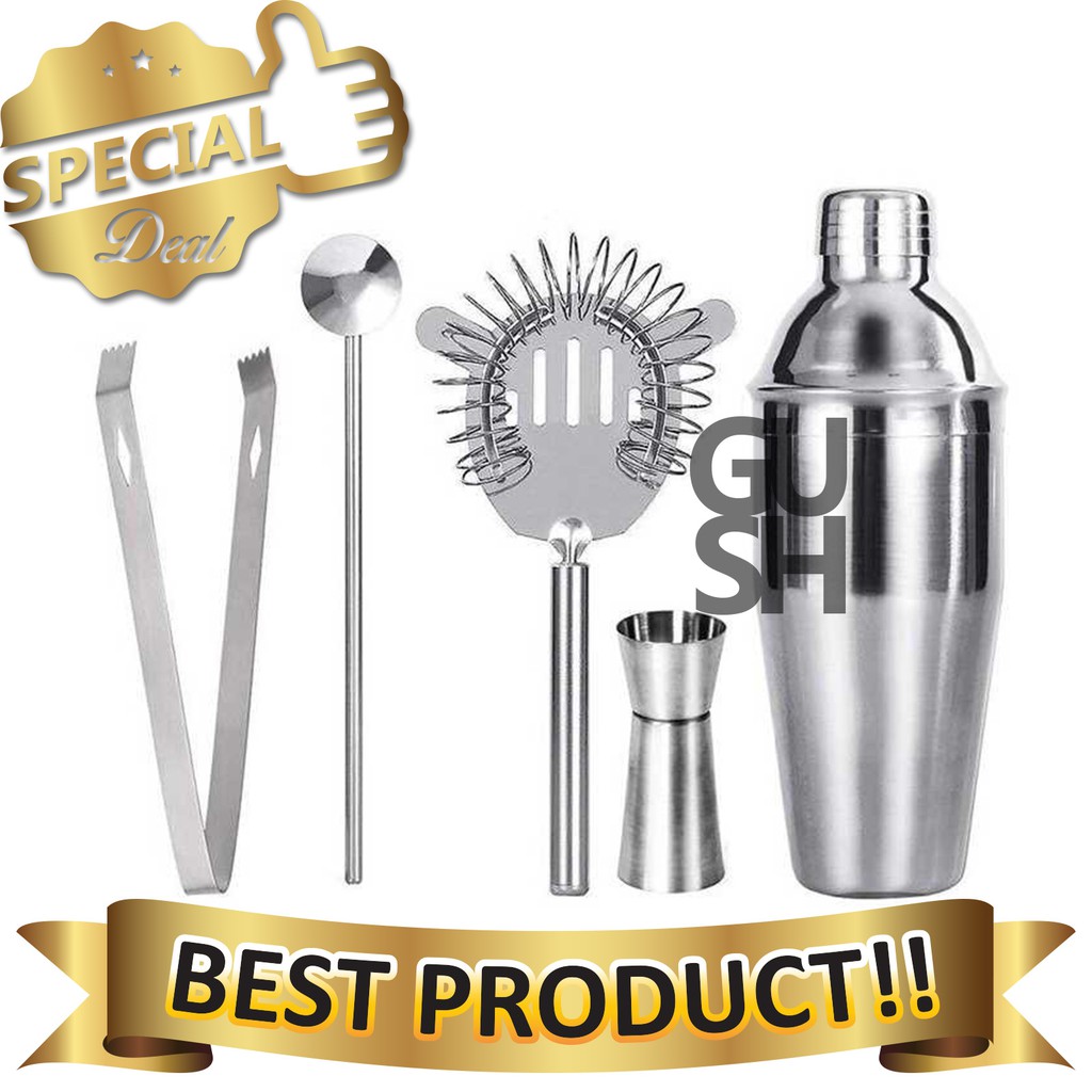 Jual Alat Peracik Minuman - Bartender Drink Bar Set Cocktail Shaker ...