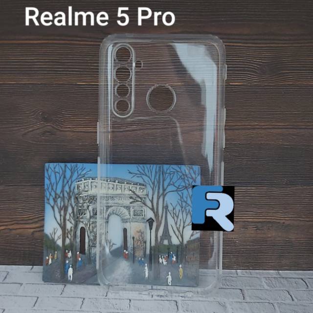 Jual Casing Premium Realme 5 Pro Clear View Softcase | Shopee Indonesia