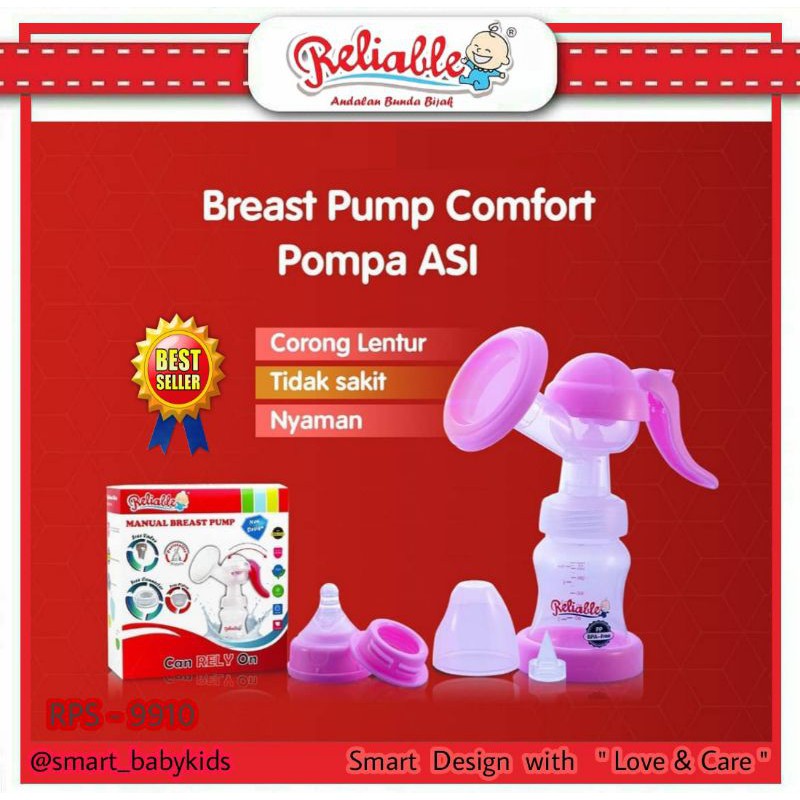 Jual Reliable Pompa Asi Manual Breastpump (RPS - 9910) | Shopee Indonesia