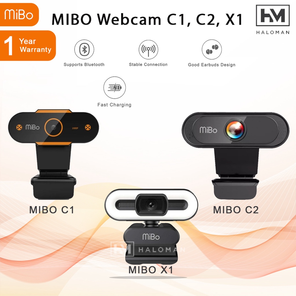 Jual Mibo WebCam C1,C2,X1 4K USB Camera UHD With Microphone | Shopee ...
