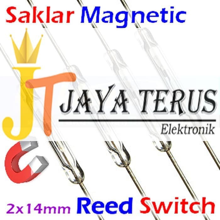 Jual Saklar Reed Switch 2x14mm Magnetic Sensor Magnetron Detektor Alarm NO | Shopee Indonesia