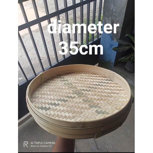 Jual tampah bambu 35cm/tampah tumpeng/tampah murah | Shopee Indonesia