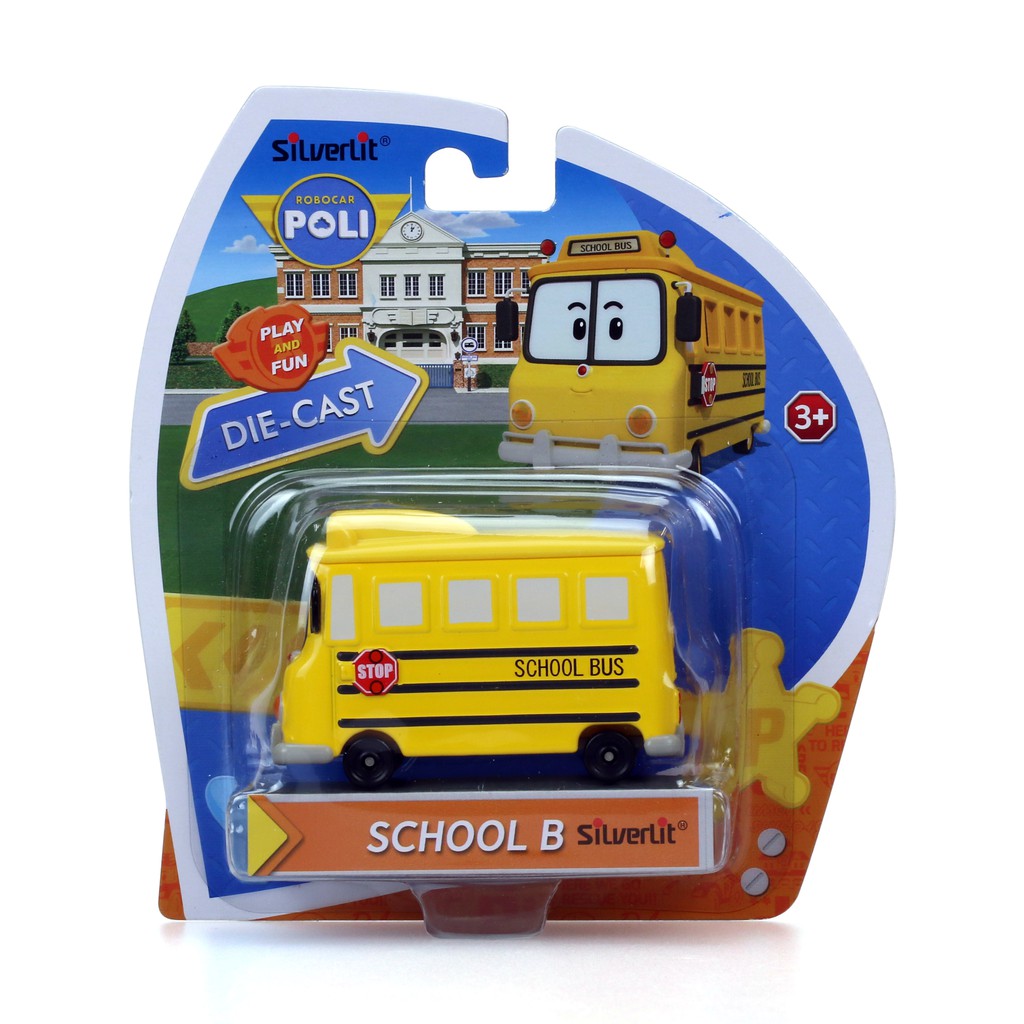 Jual Robocar Poli 83174 Diecast School Bus Mainan Anak Original ...