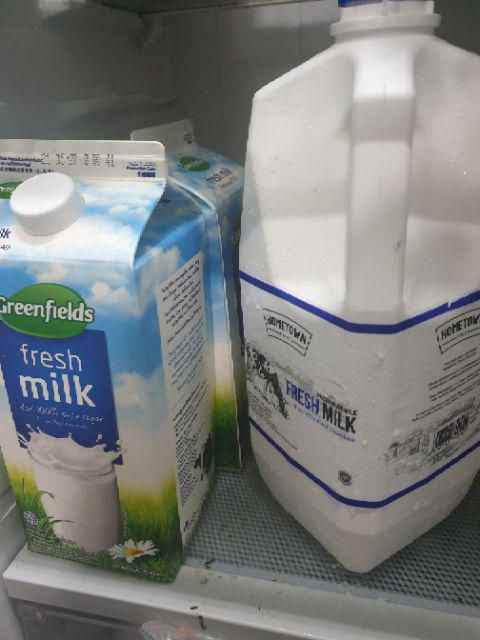 Susu Greenfields Fresh Milk / Low fat 1.89L | Greenfield 1,89L 1890 1. ...