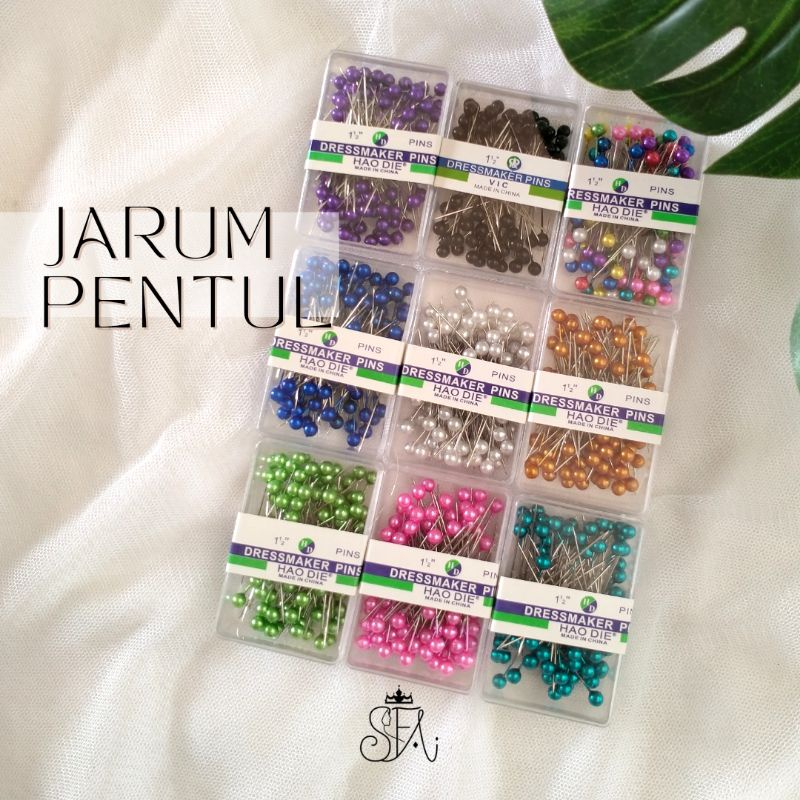 Jual JARUM PENTUL PREMIUM / JARUM PENTUL 3,5CM / JARUM PENTUL STEINLESS ...