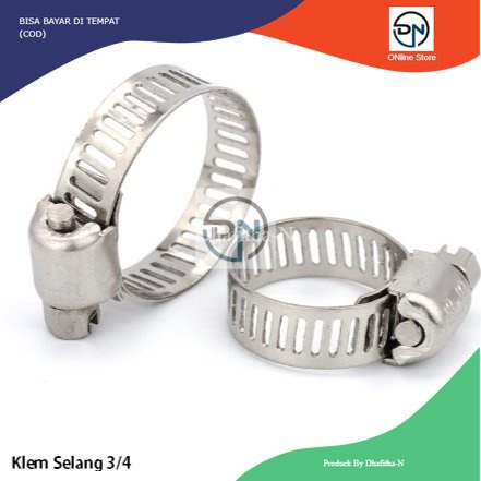 Jual Klem Selang Pom Mini Ukuran 3/4 / Pengikat Selang Installasi ...
