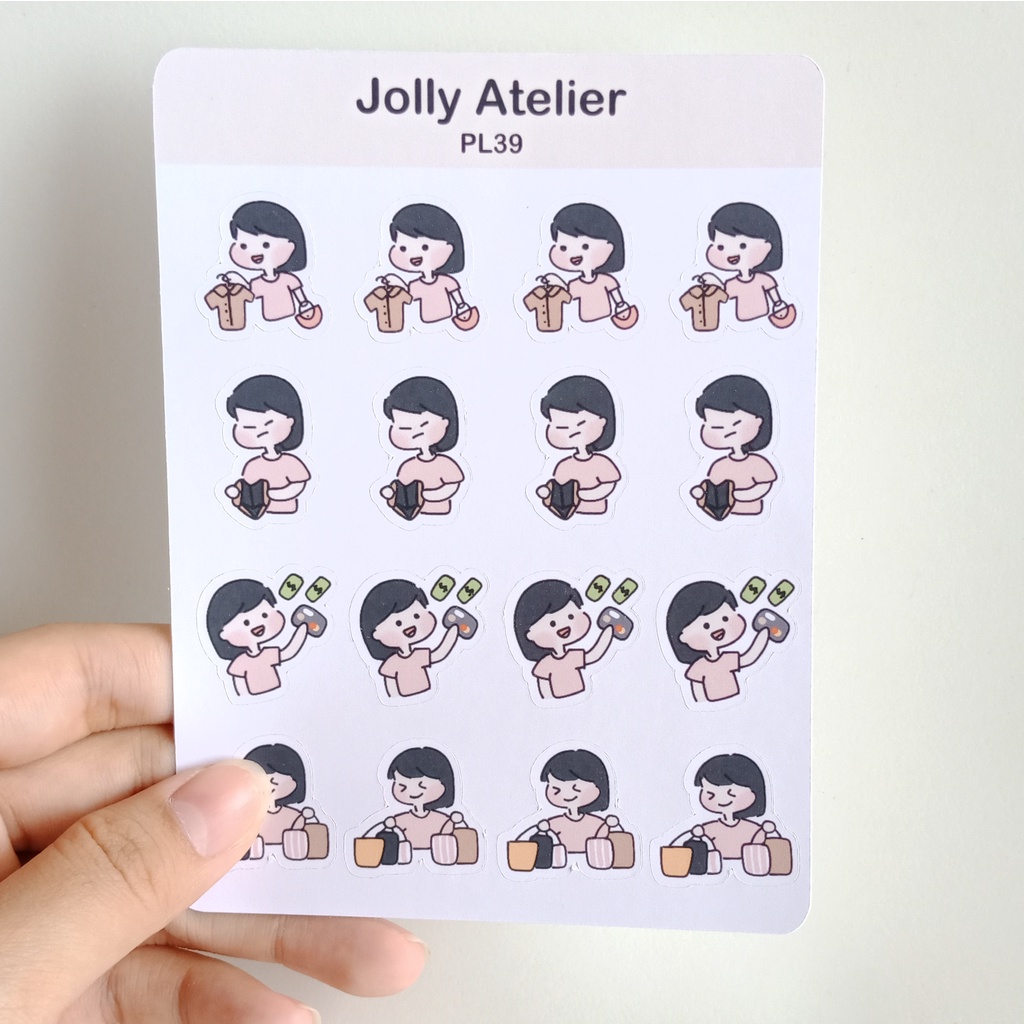 Jual Shopping Stickersheet | Jurnal Deco Sticker [jollyatelier ...
