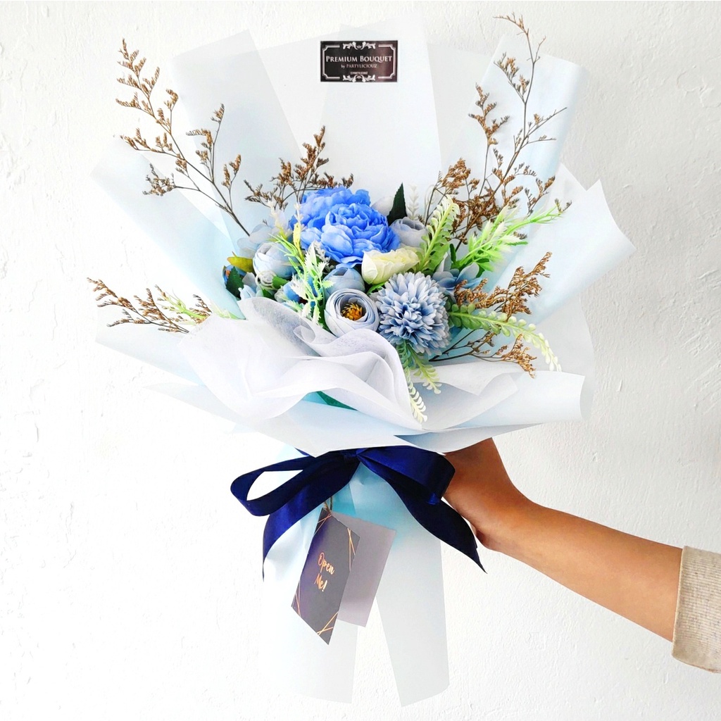 Jual MEDIUM ARTIFICIAL FLOWER BOUQUET - BUKET BUNGA/ ARTIFICIAL BUKET ...