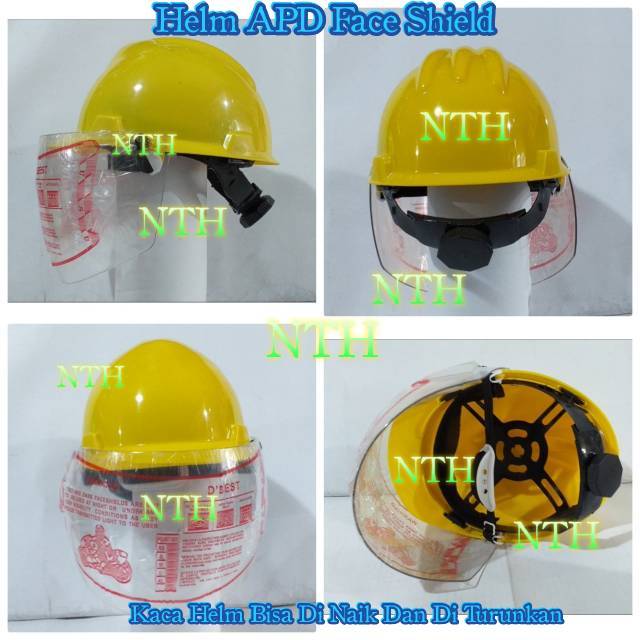 Jual Helm APD Face Shield Pelindung Wajah Helm safety protection Helm ...