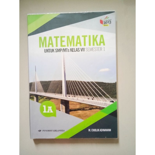 Jual Buku Matematika untuk SMP kelas 7 ( Semester 1 dan 2 ) | Shopee ...