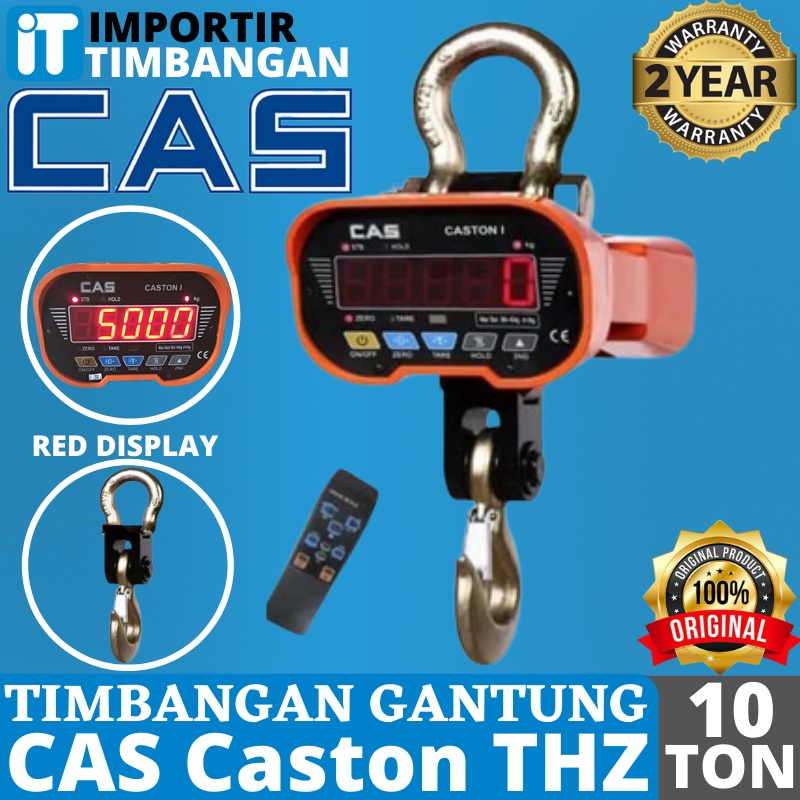 Jual Timbangan Digital Gantung Crane scale Cas caston thz 10 ton ...