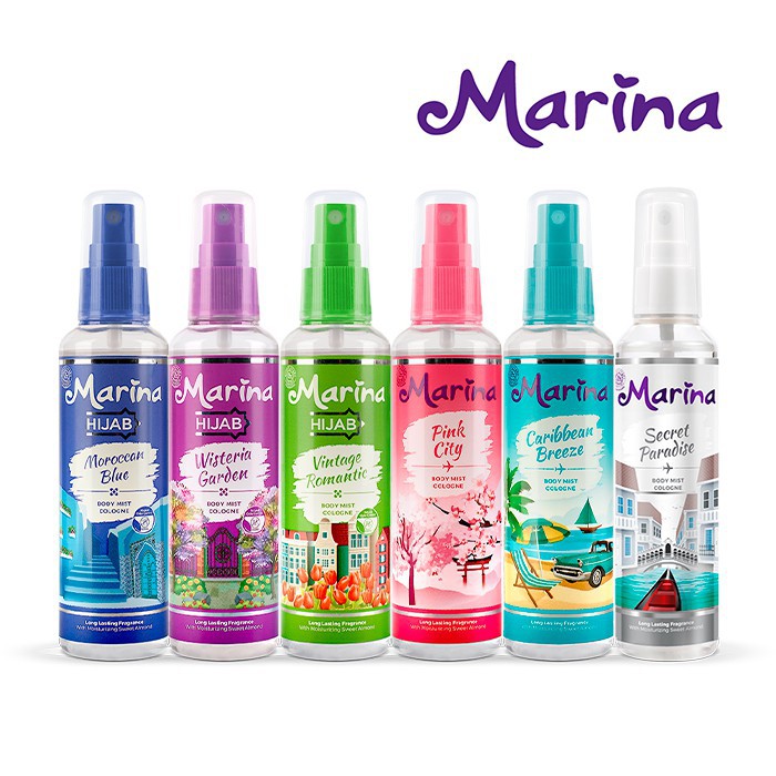 Jual MARINA BODY MIST 100 ML (KEMASAN BARU) | Shopee Indonesia